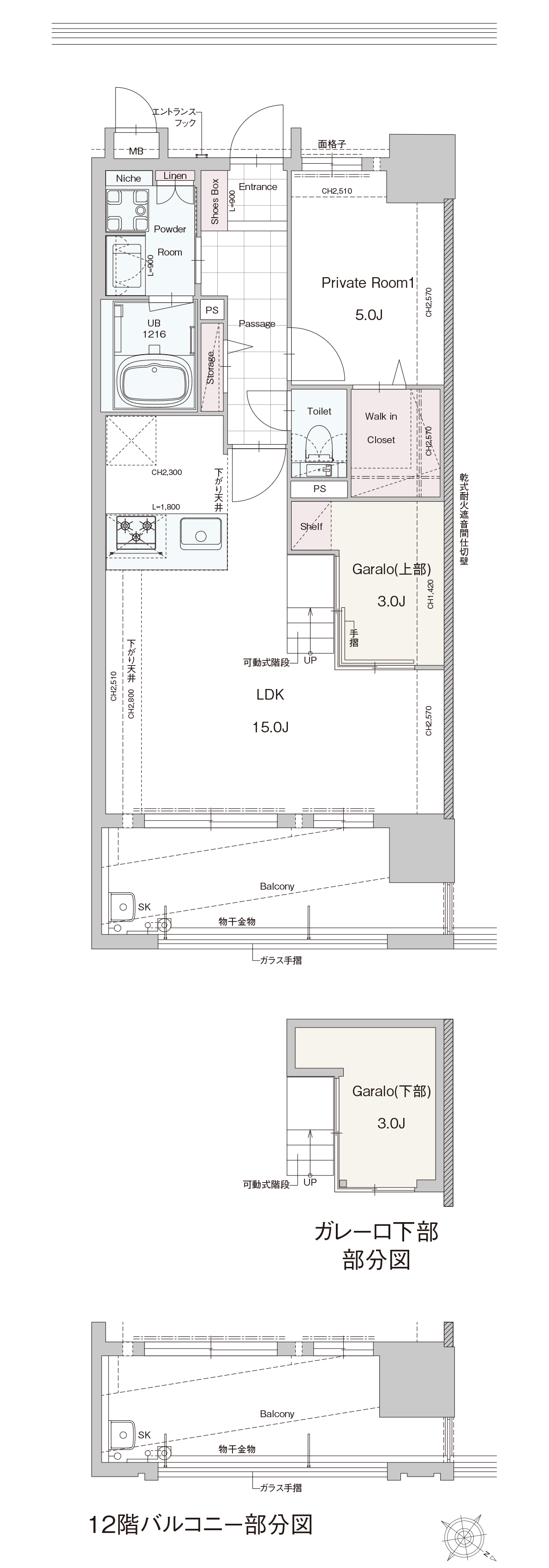 【公式】デュレジア 博多 アベニュー（仮称） - Cg type | 1LDK + G｜福岡市博多区美野島の新築分譲マンション｜LANDIC（ランディック）
