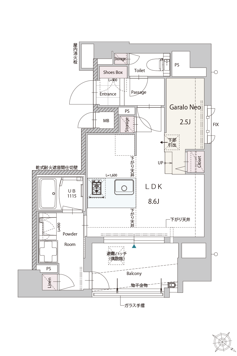 【公式】 デュレジア平尾レジデンス（仮称） - ROOM PLAN ｜福岡市中央区大宮の新築分譲マンション｜LANDIC（ランディック）