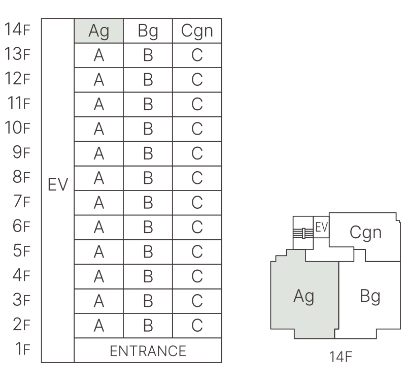 【公式】デュレジア平尾レジデンス - Ag type | 1LDK + G ｜福岡市中央区大宮の新築分譲マンション｜LANDIC（ランディック）